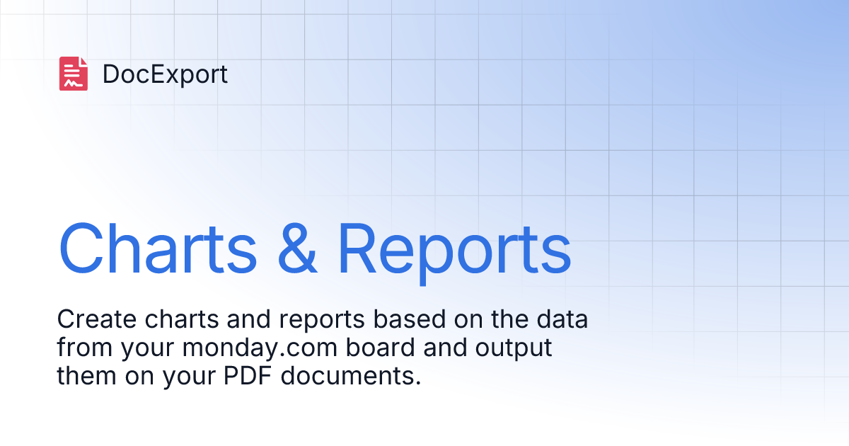 Charts & Reports | DocExport V1 | DocExport